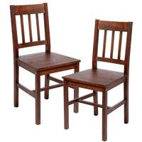 Dve trpezarijske stolice JONAS kafa