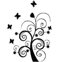 Zidni tatoo Dream Tree U06B 60x85cm 060606