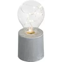 Globo stona lampa Goldy 28100-24 okrugla beton siva