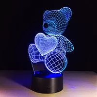 Noćna LED Lampa 3D Teddy bear