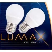 Dve LED sijalice E27 Lumax 6W G45 Toplo bela 6500K