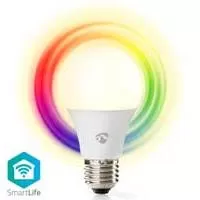 Smart Wi-Fi LED sijalica Full Colour E27 Nedis WIFILC10WTE27