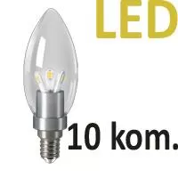 Štedljive LED sijalice 10 kom. Gauss E14 3W 220V 2700K HA103201103