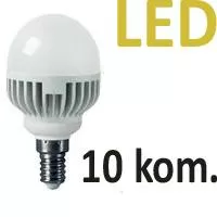 Štedljive LED sijalice 10 kom. Gauss E14 5W 220V 4100K EB105101205