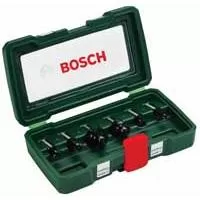 Bosch 6-delni set glodala Prihvat 8mm 2607019463