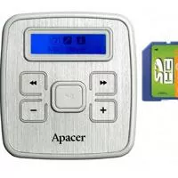 Apacer AU-232 - MP3 player 4 GB + slot za SD karticu