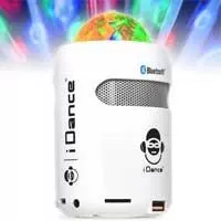 Bluetooth zvučnik sa disko kuglom iDance SB1 White 025217