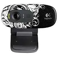 Logitech C270 HD Web Kamera Fleur Dark