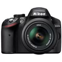 Nikon SLR fotoaparat D3200 Crni + objektiv 18-55VR