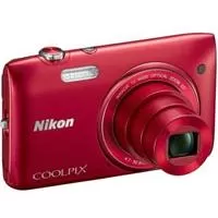 Nikon CoolPix S3400 digitalni fotoaparat crveni