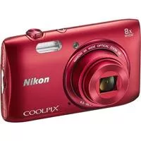 Nikon Digitalni Fotoaparat Coolpix S3600 Crveni