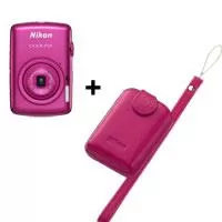 Nikon Digitalni Fotoaparat CoolPix S01 Pink sa Nikon torbicom 16996