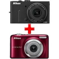 JA SAM LJUBAV! Nikon CoolPix P310 Crni + poklon Nikon CoolPix L25 Crveni