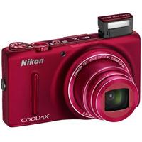 Nikon Digitalni Fotoaparat CoolPix S9500 crvena