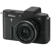 Nikon 1 digitalni fotoaparat sa zamenljivim objektivima V1 Crni set sa objektivom 10mm f/2.8 16699