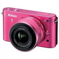 Nikon 1 digitalni fotoaparat sa zamenljivim objektivima J2 Pink set sa objektivom 10-30mm 17135