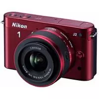 Nikon 1 digitalni fotoaparat sa zamenljivim objektivima J2 Crveni set sa objektivom 10-30mm 17133