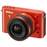 Nikon 1 digitalni fotoaparat sa zamenljivim objektivima J2 Orange set sa objektivima 10-30mm i 30-110mm 17138