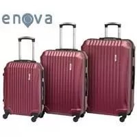 Set ABS kofera Enova Sevilla Burgundy 55cm-65cm-75cm 514240