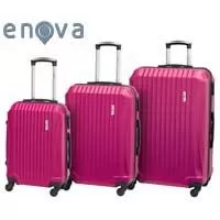 Set ABS kofera Enova Sevilla Pink 55cm-65cm-75cm 514240