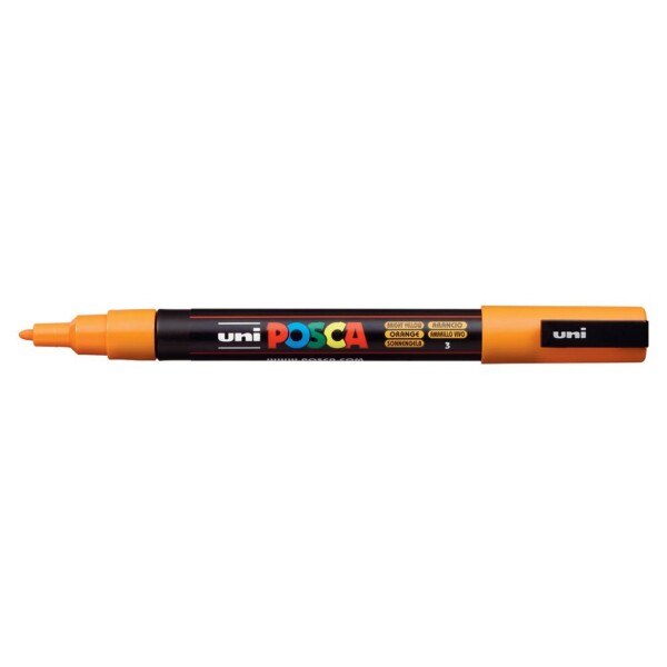 Uni POSCA Marker PC-3M, bright yellow