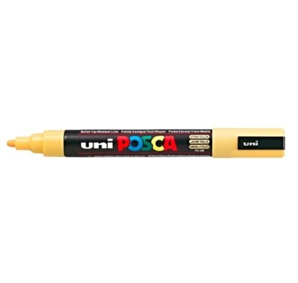 Uni POSCA Marker PC-5M, straw yellow