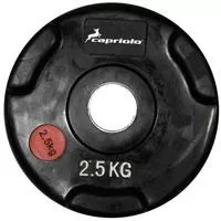 Gumirani čelični teg 2.5kg 30mm 291441