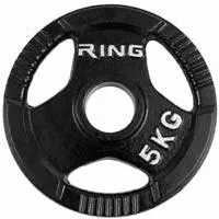 Olimpijski liveni teg sa hvatom 5kg Ring RX PL14-5