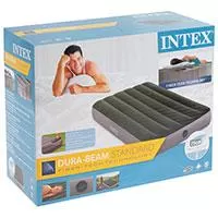 Intex Twin 64761 Dura-Beam Standard Downy Krevet Na Naduvavanje 99x191x25 cm Sa Nožnom Pumpom