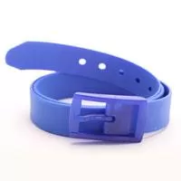 Q belts Wide - plavi unisex silikonski kaiš