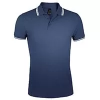 Polo majica za muškarce veličina XXL Sols Pasadena French Navy/White 00577