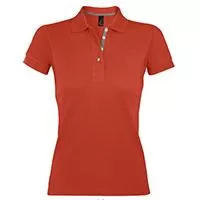 Sols Ženska majica sa kragnom i kratkim rukavima vel. M Portland Women Burnt Orange 00575