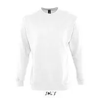 Sols Unisex dukserica New Supreme White veličina L 13250