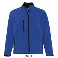 Softshell muška jakna Sols Relax Royal Blue S 46600