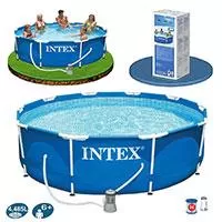 INTEX 305 x 76 cm Metal Frame Bazen Sa Filterskom Pumpom 28202