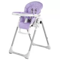 Peg Perego Visoka stolica za bebe Prima Pappa Zero 3 Babydot Lilac P3510041576