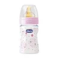 Chicco Flašica Well-Being sa kaučuk cuclom 150ml 0m+ 00070740000000