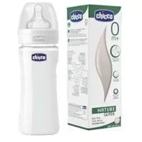 Chicco Staklena flašica sa silikonskom cuclom 240ml 00060043000080