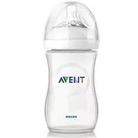 Avent Plastična flašica Natural 260ml sa cuclom sa sporim protokom 1m+