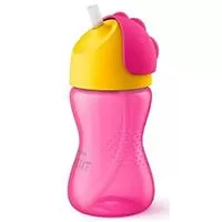 AVENT Magična šolja sa slamkom 300ml 1998 PINK SCF798/02