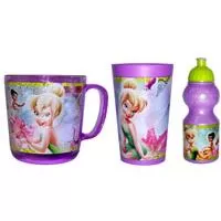 Komplet za piće Disney Faires - šolja, čaša, pull-up boca SR32605+SR32607+SR32632