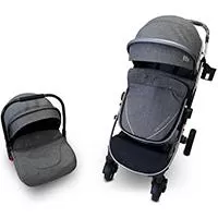 BBO Kolica za bebe SPRINTER SET Dark Grey 808CSIAS