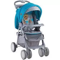 Lorelli Kolica za bebe 6m+ sa pokrivačem Foxy Blue Grey Hello Bear 10020521718A