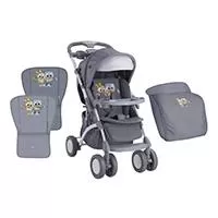 LORELLI Kolica APOLLO Grey Baby Owls + Torba za mame