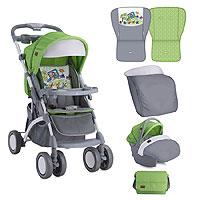 Lorelli Kolica i autosedište za bebe 0m+ Apollo Green Grey Car 10020911714