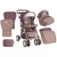 Lorelli Kolica i autosedište za bebe 0m+ Apollo Beige Star 10020911731