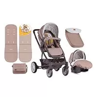 LORELLI Kolica za bebe S500 SET Beige and Yellow Happy Family