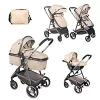 LORELLI Kolica za bebe SOLA set Beige