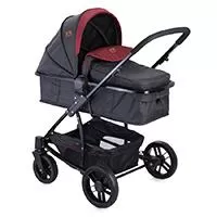 Lorelli Kolica za bebe S500 Set Black and Red