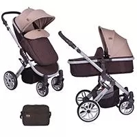 LORELLI Kolica za bebe LUNA Set 2 u 1 Brown and Beige